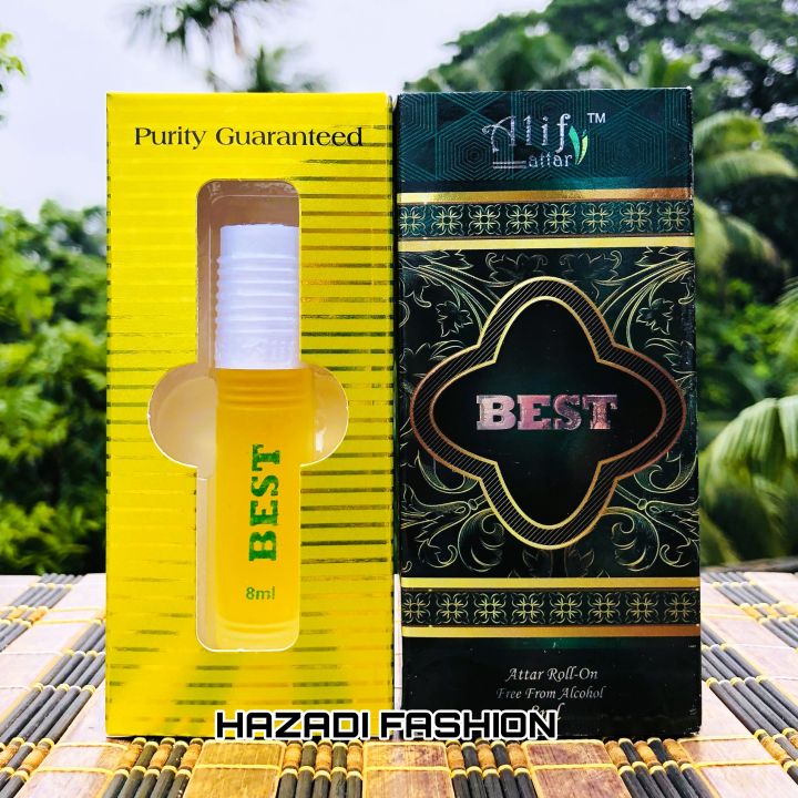Best By Alif Attar Long Lasting Roll On Non Alcoholic Perfume (১০০ ...