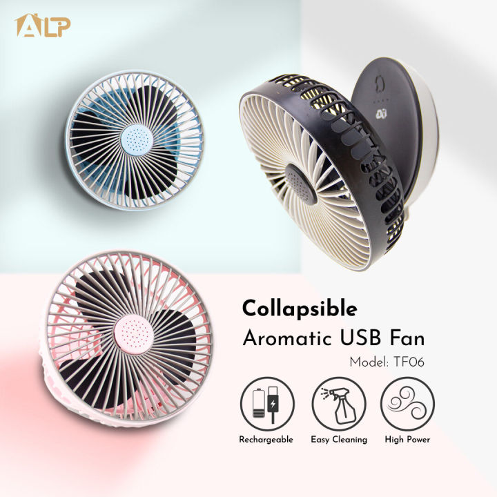 ALP TF06 Rechargeable Fan Camping Fan Folding Intelligent Fan Mini Fan ...