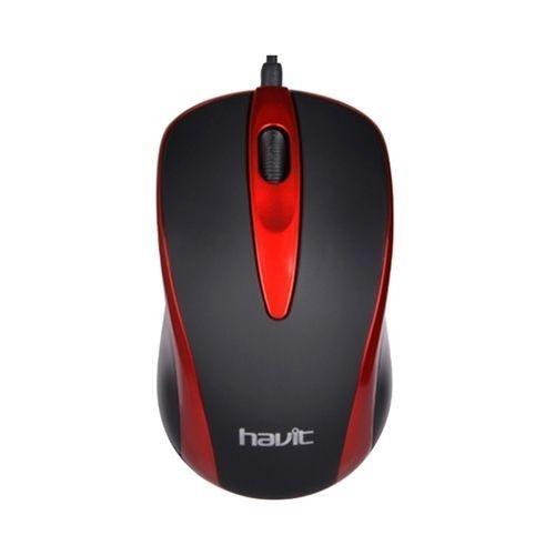 HV-MS675 USB Optical Mouse - Black and Red | Daraz.com.bd