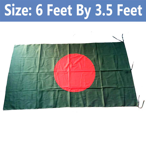 (6 By 3.5) Feet Bangladesh National Flag Direct Factory Supply Set A ...
