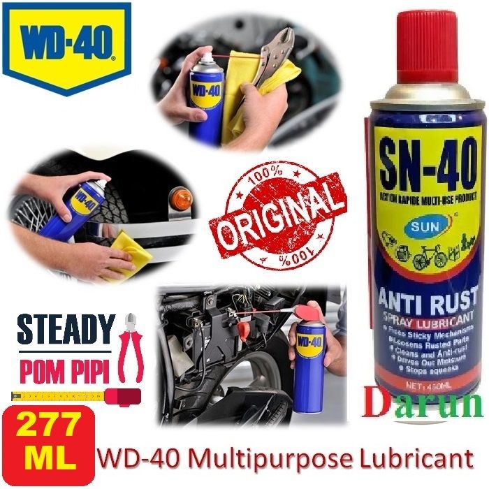 Sun SN-40 Anti Rust Spray Lubricant 450ml, anti rust proof lubricant ...