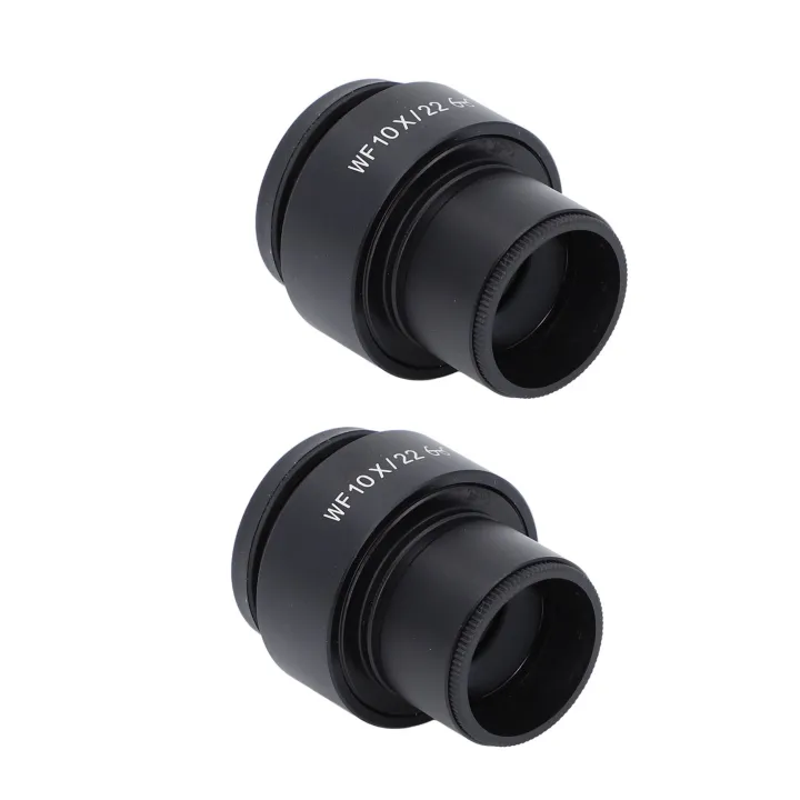 Optical Lens Eyepiece Aluminum Alloy Body 2PCS Microscope Eyepieces ...