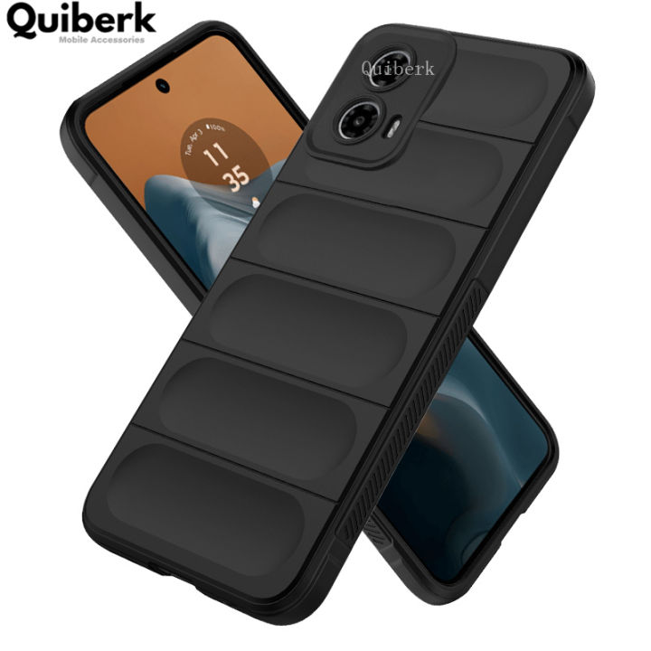 Quiberk for Motorola Moto G34 5G Silicone Soft Case Camera Protection ...