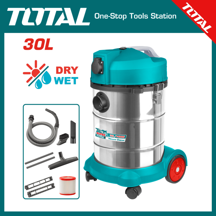 TOTAL Vacuum Cleaner 1400W (Wet & Dry Cleaner) TVC14301 | Daraz.com.bd