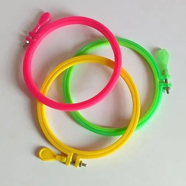 Embroidery Hoop Ring Frame plastic Sewing DIY Handwork Tool (8