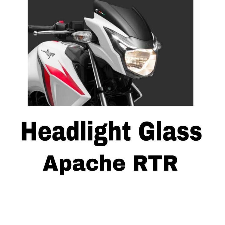 Motorcycle Head Light Glass Apache RTR | Daraz.com.bd
