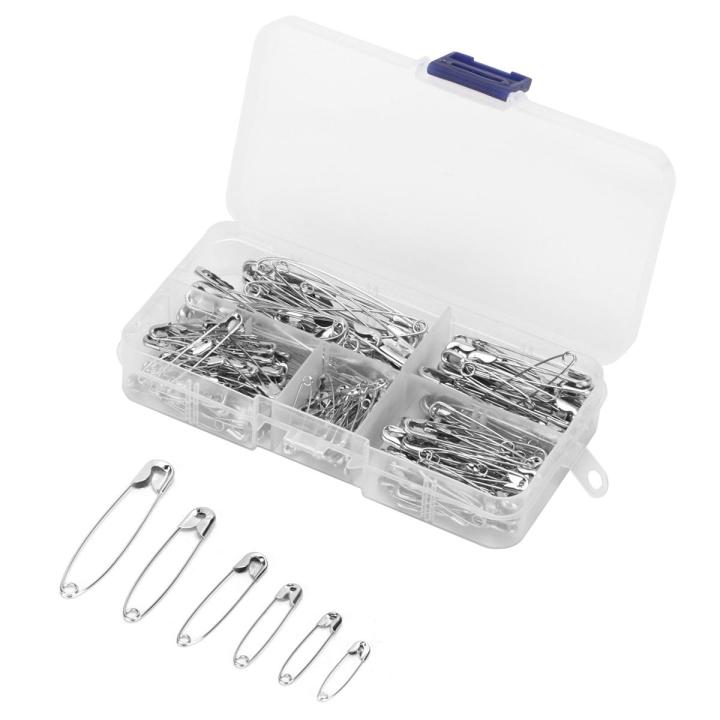 Safety Pins Small 6 Different Sizes For Clothes Crafts Sewing Pinning ...