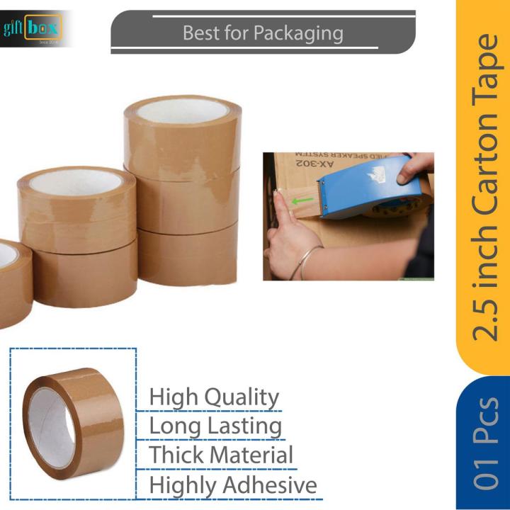 2.5 inch 100 yard Highly Adhesive Carton Packaging Tape 1 pcs | Daraz ...