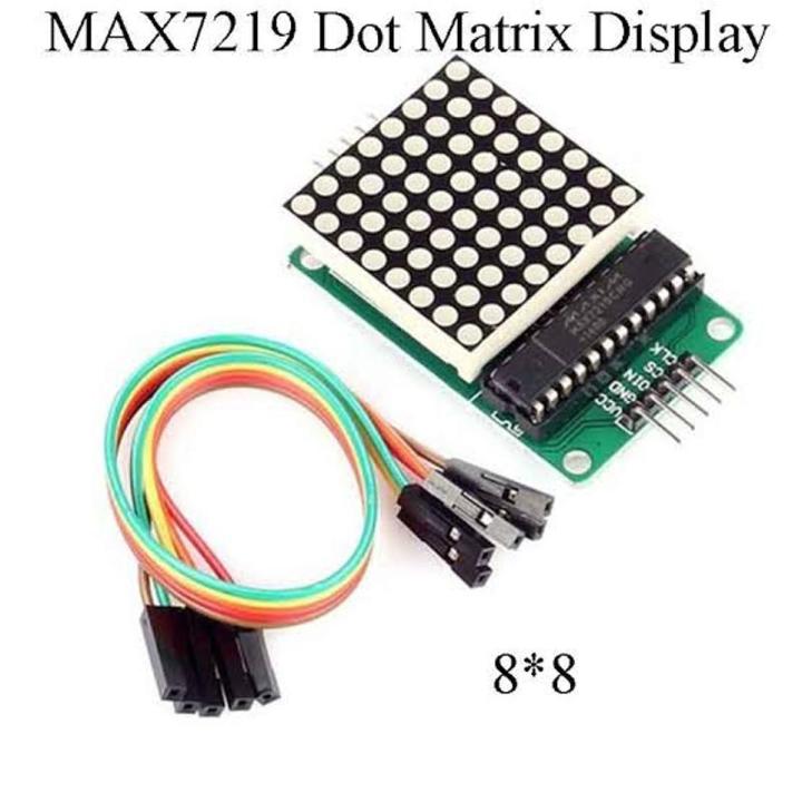 MAX7219 DOT MATRIX LED DISPLAY MODULE MCU CONTROL LED DISPLAY MODULE | Daraz.com.bd