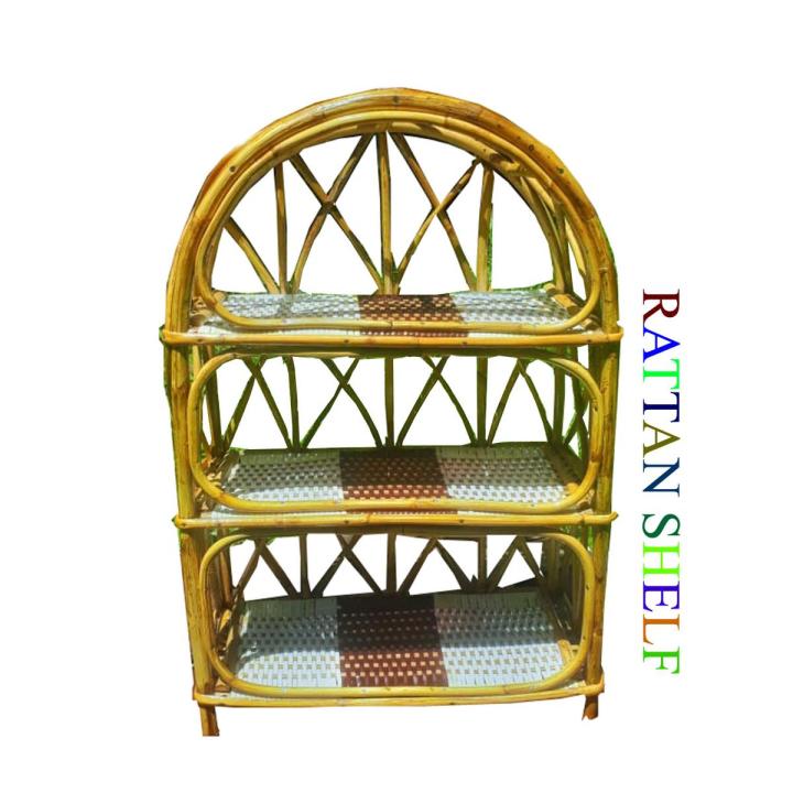 Cane and plastic book shelves/CANE PLASTICSHELF / RACK .' Book Shelf ...