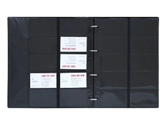 DELI E5798 NAME CARD BOOK 600 CARDS/ LARG- CAPACITY BUSINESS CARD BOOK ...
