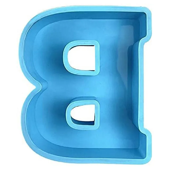 3D Alphabet Epoxy Resin Silicone Mold, Casting Molds(B) | Daraz.com.bd