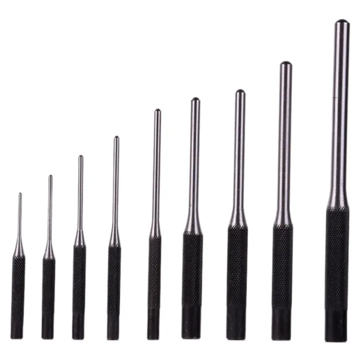 9-Piece Set-Up Punch Round Punch Pieces Roll Pin Punch Set Tool Bolt ...