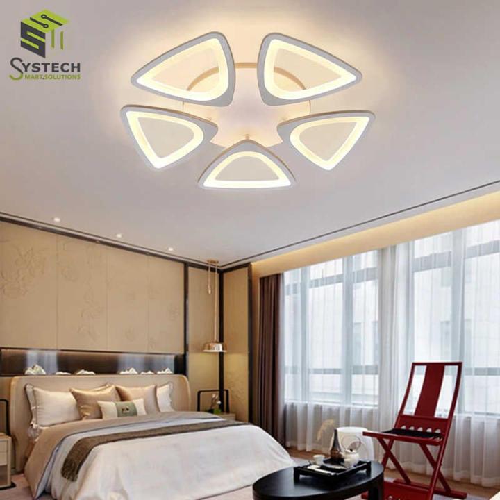 Simple LED Bedroom Ceiling Chandelier Light | Daraz.com.bd