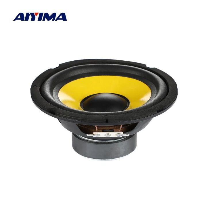 AIYIMA 1Pcs 8/6/5 Inch Bass Subwoofer Speaker 4 Ohm 30W Audio Music Speakers Woofer LoudSpeaker ...