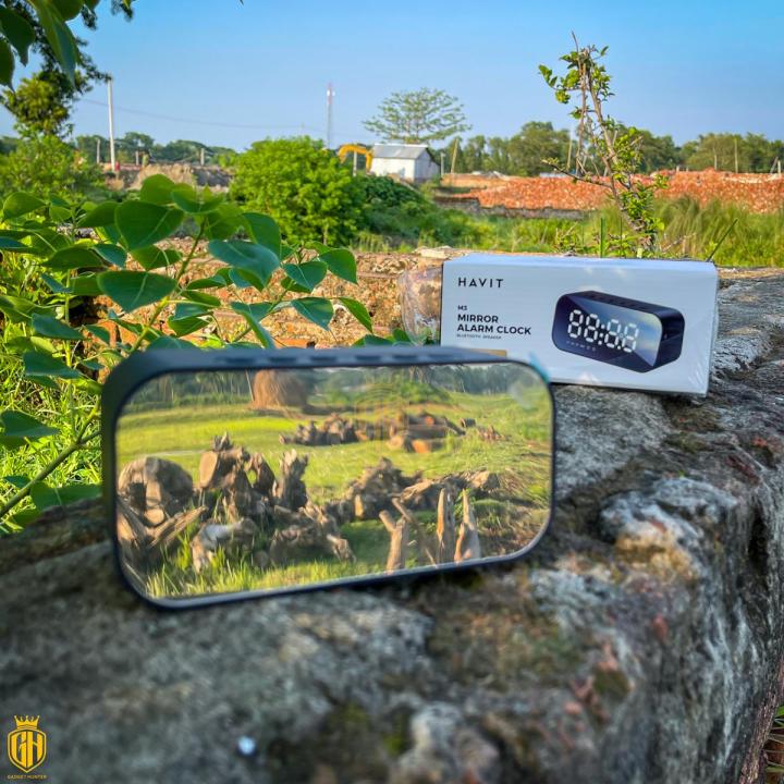 havit m3 alarm clock Bluetooth speaker With Alarm Clock | Daraz.com.bd