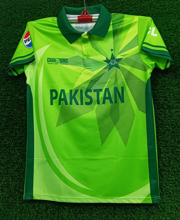 Pakistan Champions Trophy Jersey 2025 Player Edition | Cricket Jersey ...