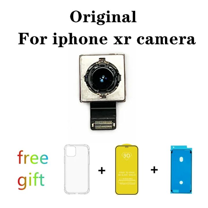 Original back Camera For iPhone XR Plustraseira Rear Main Big Lens Flex ...
