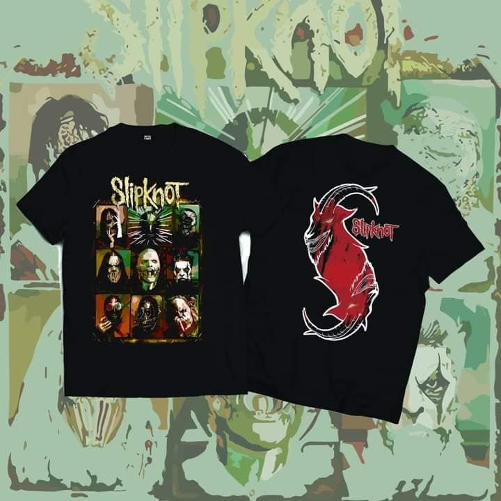 MEN'S COTTON T-SHIRT SLIPKNOT Stylish PRINT | Daraz.com.bd