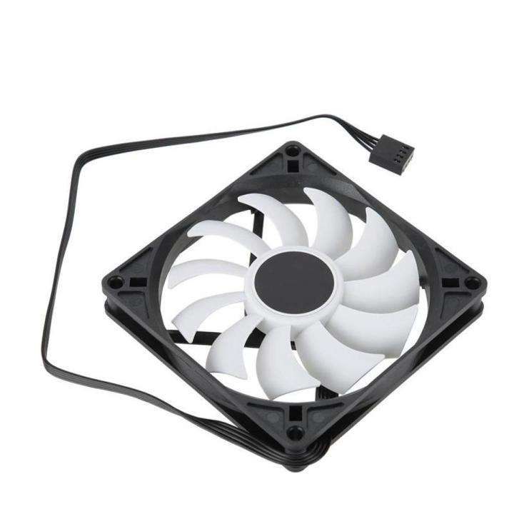 PC Case Chassis Fan 4PIN DRGB Halo CPU Cooling Fan Cooler Radiator 12cm ...
