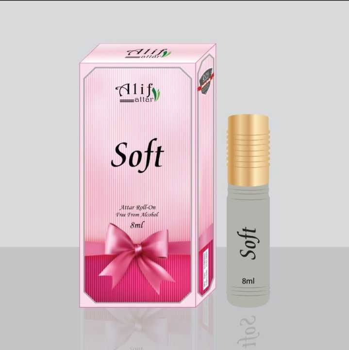 Alif SOFT Attar Perfume Oil Long Lasting Halal Roll On Fragrance - 8ml ...