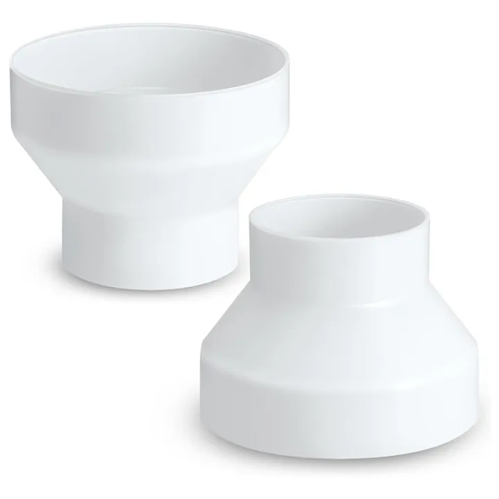 6 to 4 Inch Duct Reducer Increaser ABS Air Duct Adapter Duct Fan or ...