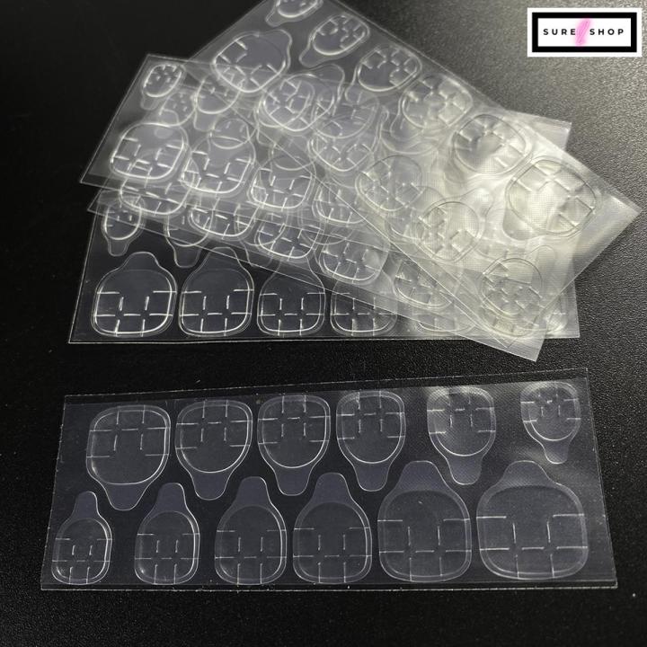 Double Sided Nails Stickers 48pc | Daraz.com.bd