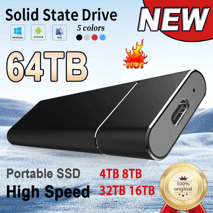 1TB HD External Hard Drive 500GB 2TB SSD Portable Hard Drive USB3.1 M.2 ...