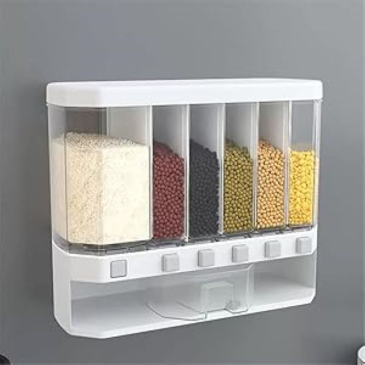Multiple Dispenser Wall Mounted Food Storage & Dispensers Kitchen ...