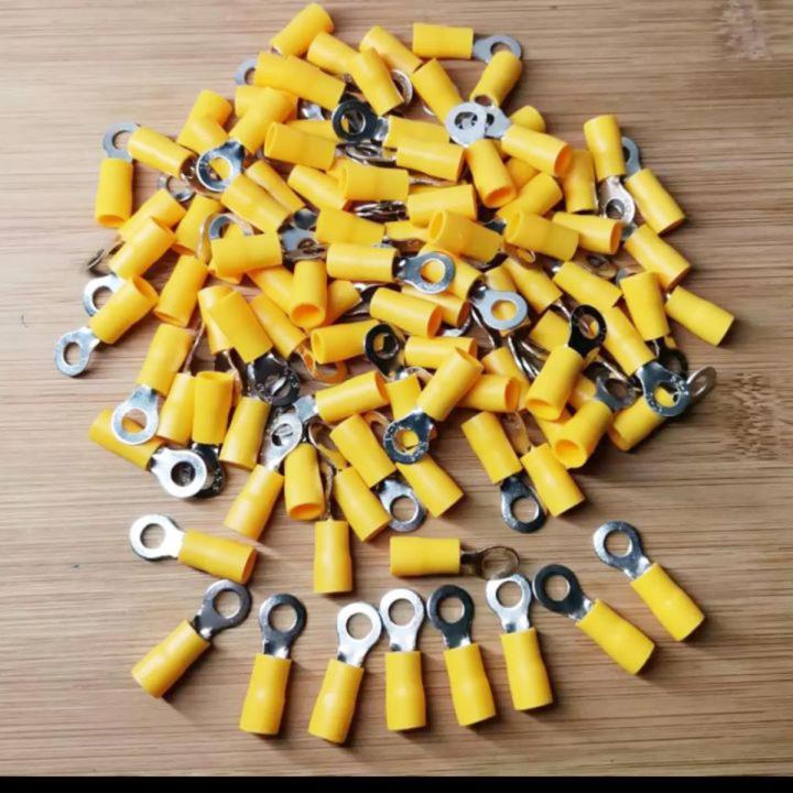 Cable Lug 4-6 Rm Terminal round type O type Lugs insulated Connector ...