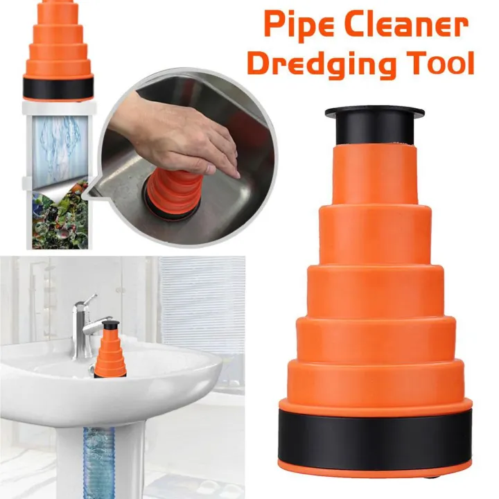 Bathroom sink power dredger sewer pipe cleaner cup | Daraz.com.bd