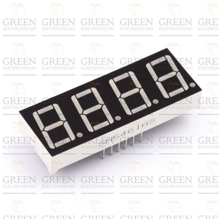 0.56″ 4 Digit Red Color 7 Segment Display | Daraz.com.bd