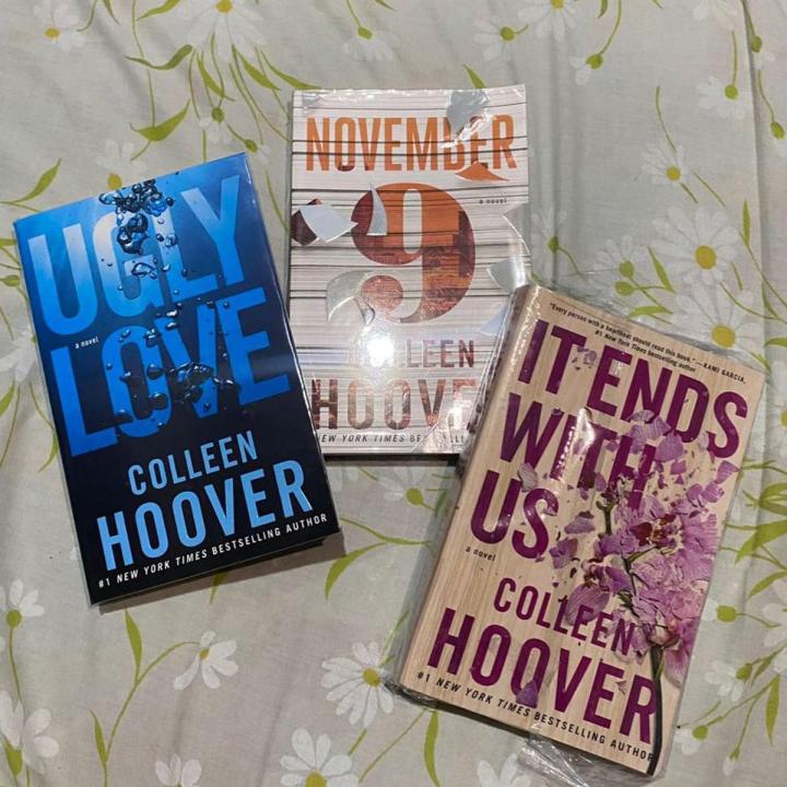 Colleen Hoover 3 Books Collection Set (November 9, Ugly Love, It Ends ...