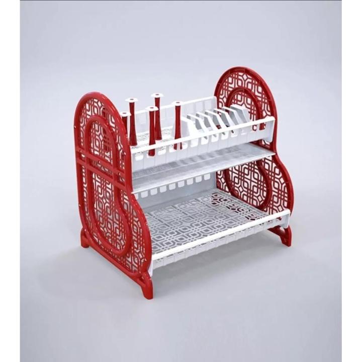 Smart Kitchen Rack Mini Eagle Brown & Red White | Daraz.com.bd