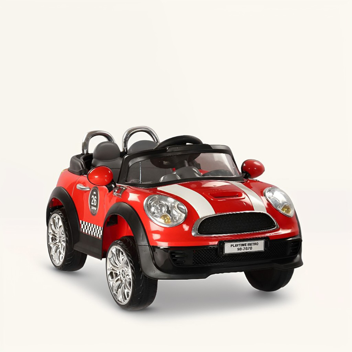 Ride On Mini Cooper Car Both Remote Control & Manual » BornilShop