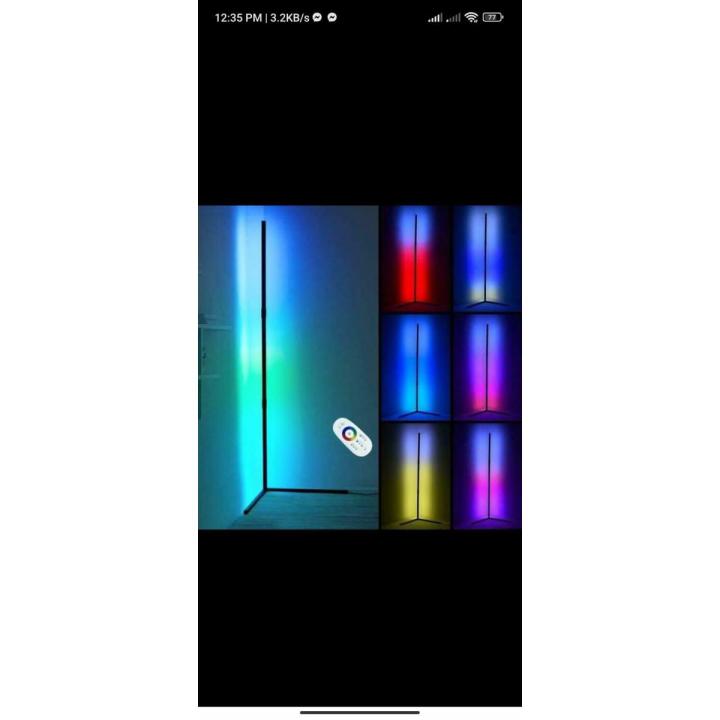 RGB Floor Corner Lamp Led Light Home Decor | Daraz.com.bd