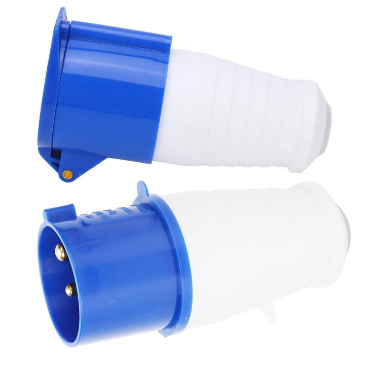 2 x Industrial Plug Connector Set 3‑Pin Explosion‑Proof Waterproof 32A ...