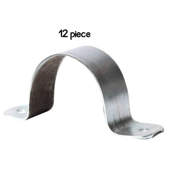SS clamp 1.5" for fixing pipe with wall (12 pis) clam | Daraz.com.bd