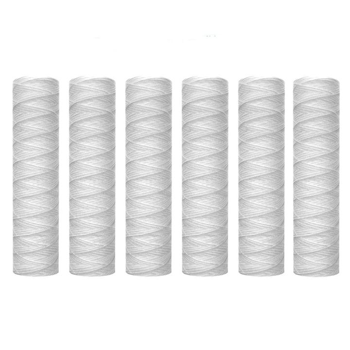 12Pcs 5 Micrometre String Wound Water Filter Universal Whole House ...