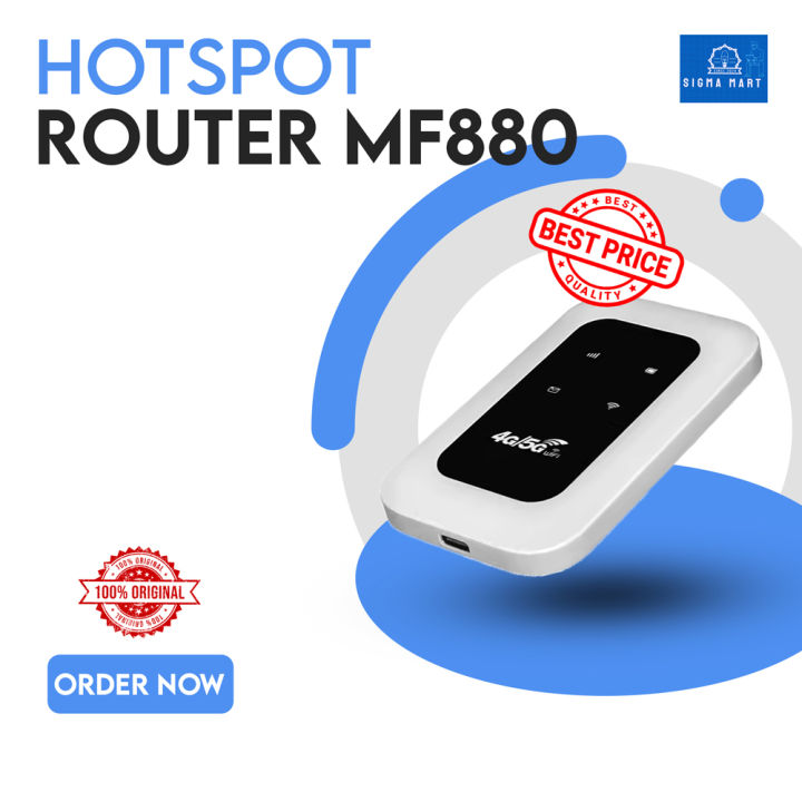JIO 4G+ Wifi Airport pocket Router Hotspot Router MF880s with Display ...