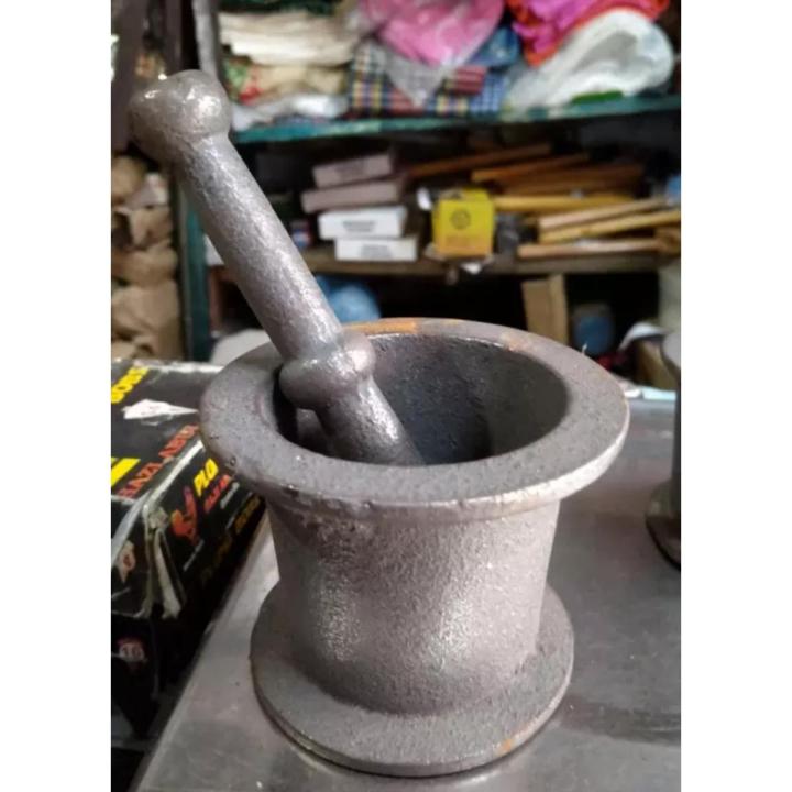 mortar & pestle/ Hamam dista/ কাহাইল ছিয়া size 3.5inch cup's height ...