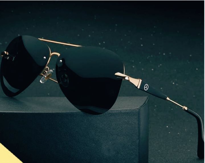 Full Metal Mercedes Benz polarized Driving Sunglasses For Men | Daraz ...