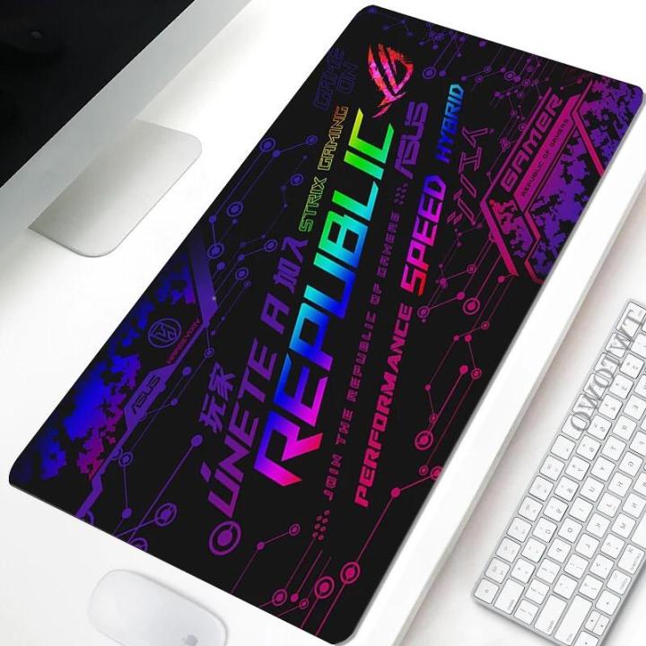 Asus ROG Mouse Pad Strix Gamer HD XL Keyboard Pad, Desk Mats Asus Soft ...