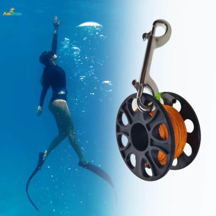 Diving Finger Spool, Durable Scuba Diving Compact Finger Spool Reel ...