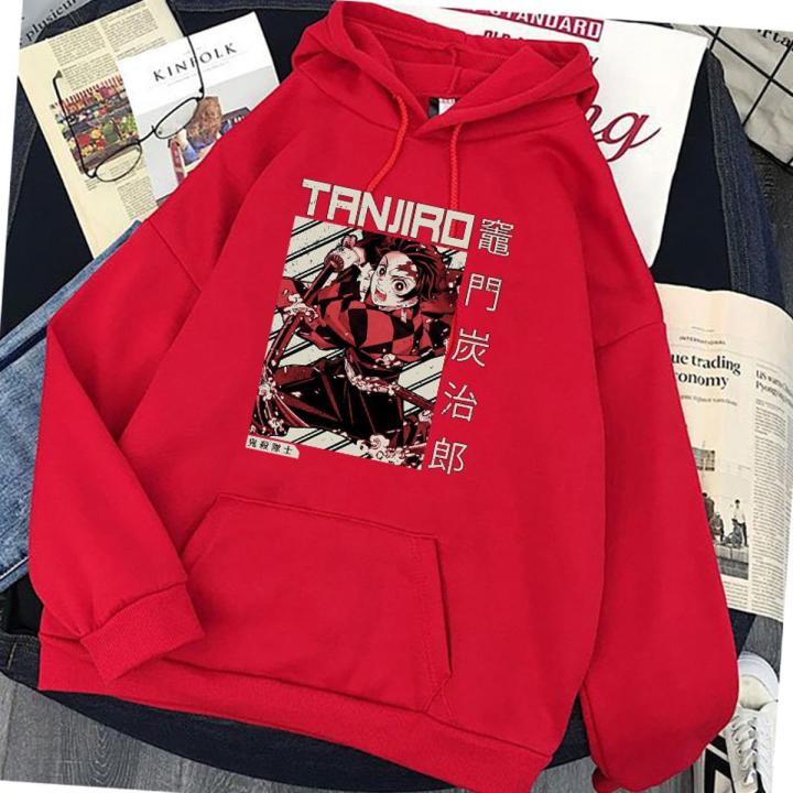 Japanese Anime Demon Slayer Kimetsu No Yaiba Hoodies Men nezuko Cartoon ...