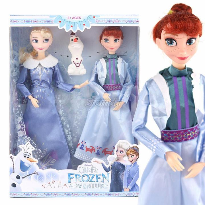 ToyBox Frozen Dolls Elsa Anna Olaf 3Pcs/Set Children Gift Toys - Doll ...