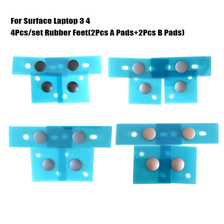 4Pcs Original Rubber Feet Pad For Surface Laptop 3 4 Anti Slip Pad Feet ...