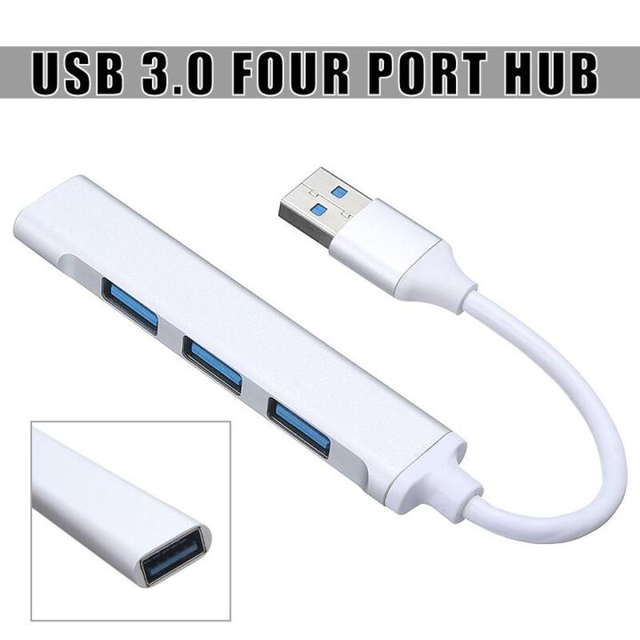 【VisioN Shop】High USB 3.0 Hub Expansion Adapter Portable Alloy 4 Ports ...