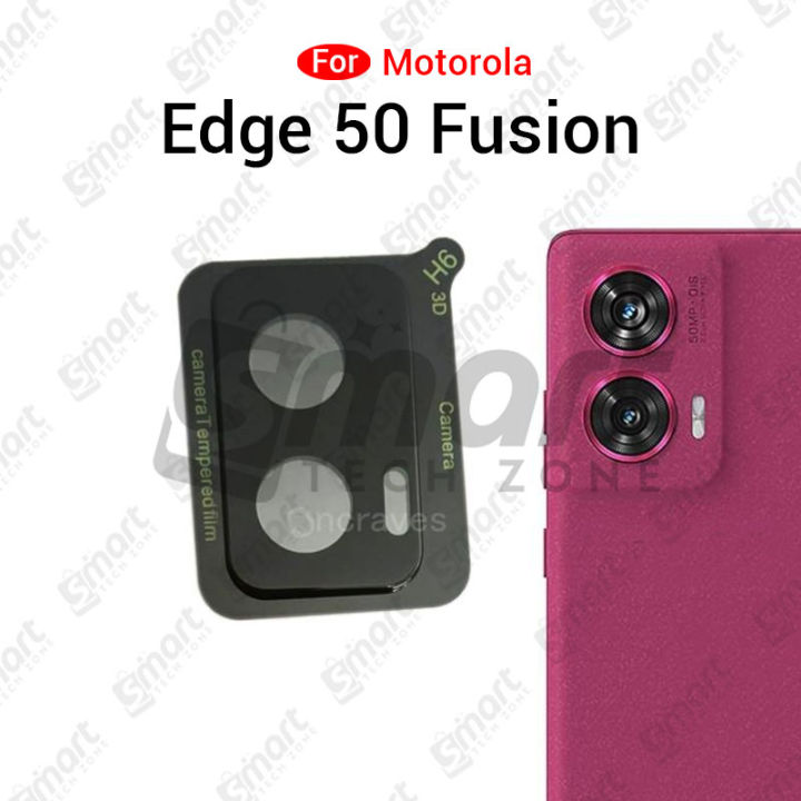 3D Back Camera Lens Glass Protector for Motorola edge 50 fusion | Full ...