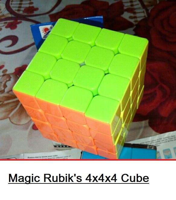 Magic Rubik Cube Smooth Speed Color Cube Puzzle Twist Toy Magic Rubik's ...